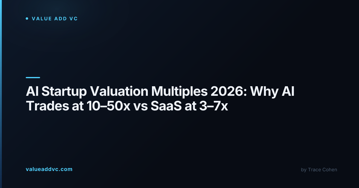 AI Startup Valuation Multiples 2026: Why AI Trades at 10–50x vs SaaS at ...