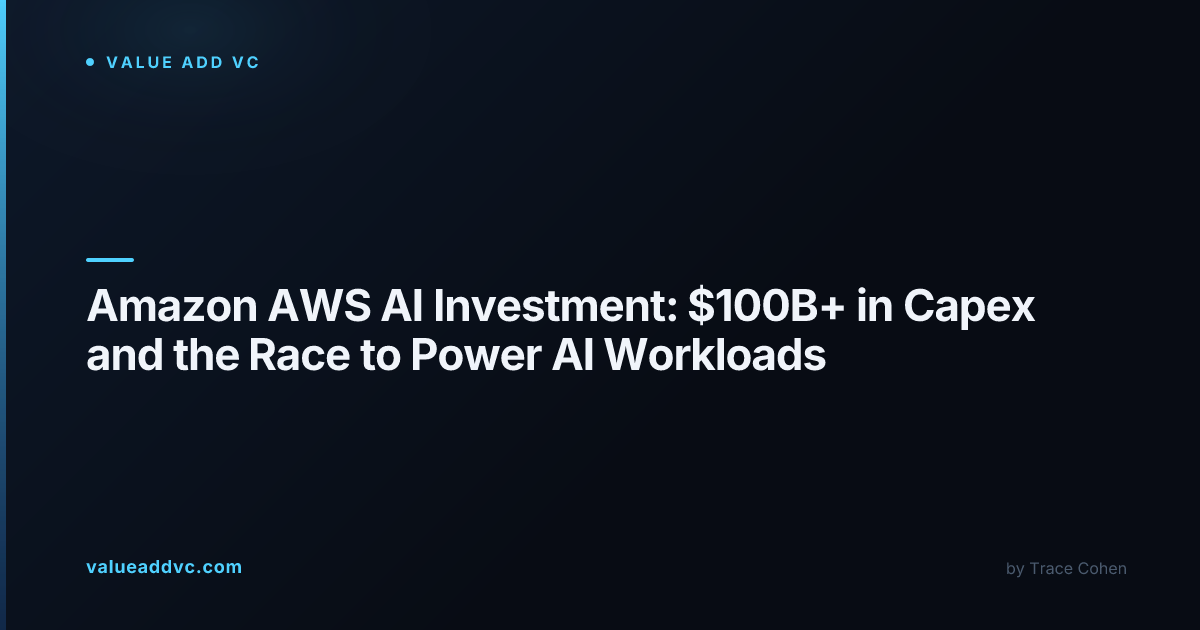 Amazon AWS AI Capex 2026: $100B+ in AI Infrastructure and the Race to ...