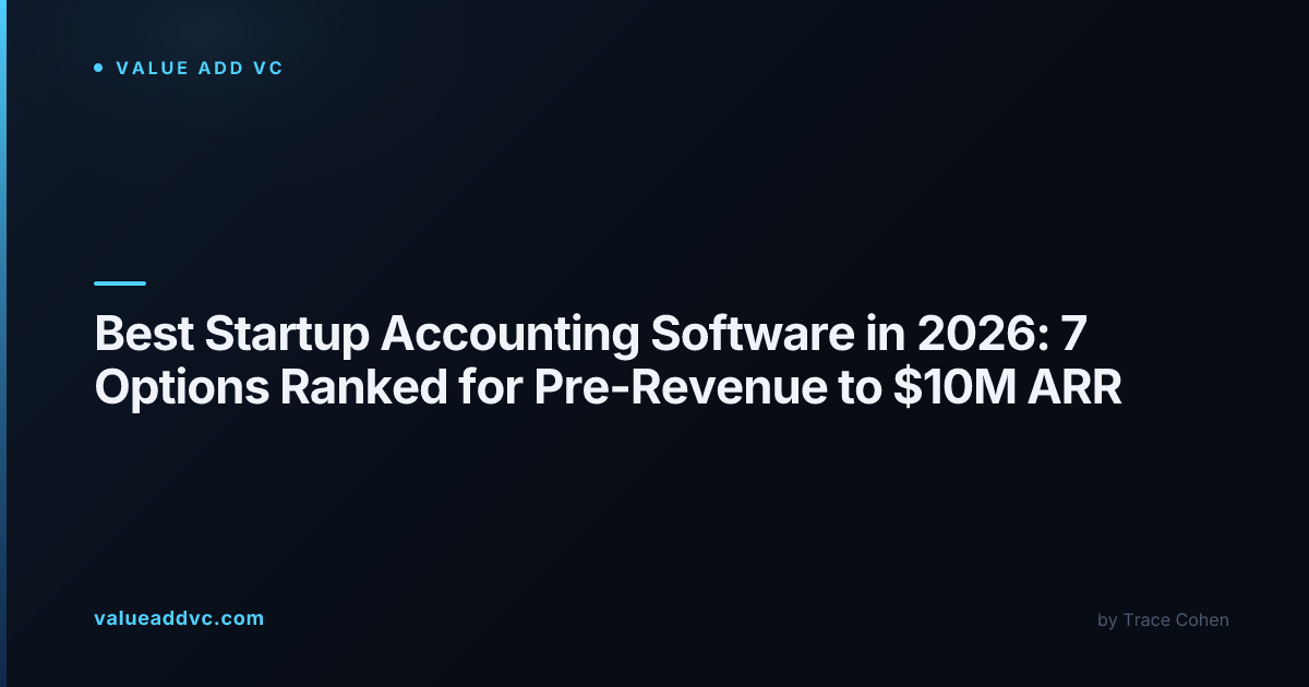 Best Accounting Software for Startups in 2026: 7 Options Ranked for Pre ...