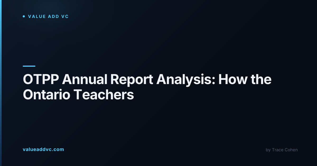 OTPP Annual Report Analysis: How the Ontario Teachers' Pension Plan ...