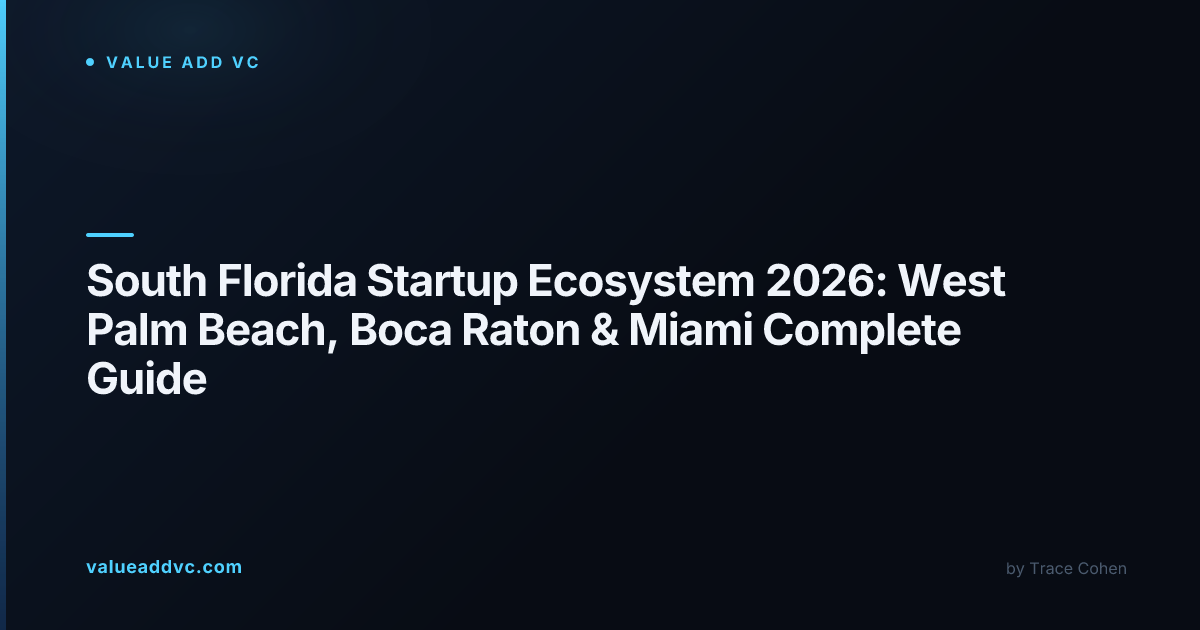 South Florida Startup Ecosystem 2026: West Palm Beach, Boca Raton ...