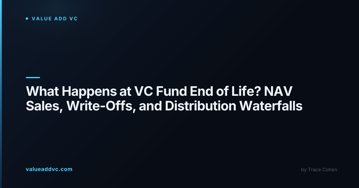 What Happens at VC Fund End of Life: NAV Sales, Write-Offs ...