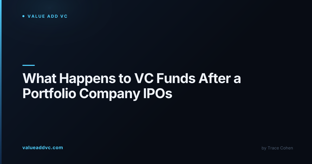 VC Fund After IPO Lockup: What Happens to Investors After a Portfolio ...